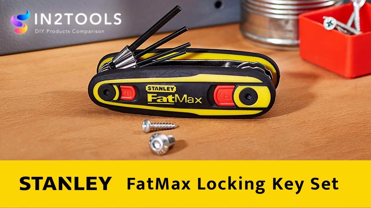 Stanley Locking Key Set - Fat Max - DIY hand tools & hex keys - YouTube
