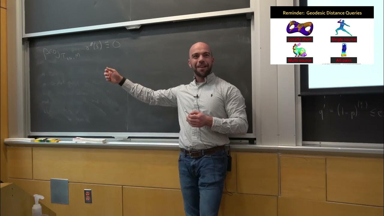 Shape Analysis, spring 2023 (lecture 8): Geodesic distance algorithms - YouTube