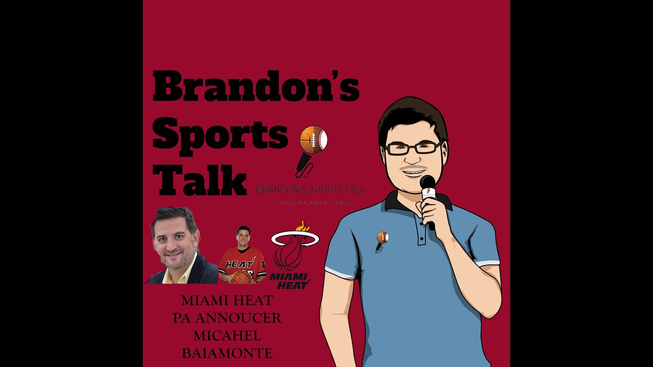 Miami Heat PA announcer Michael Baiamonte - YouTube