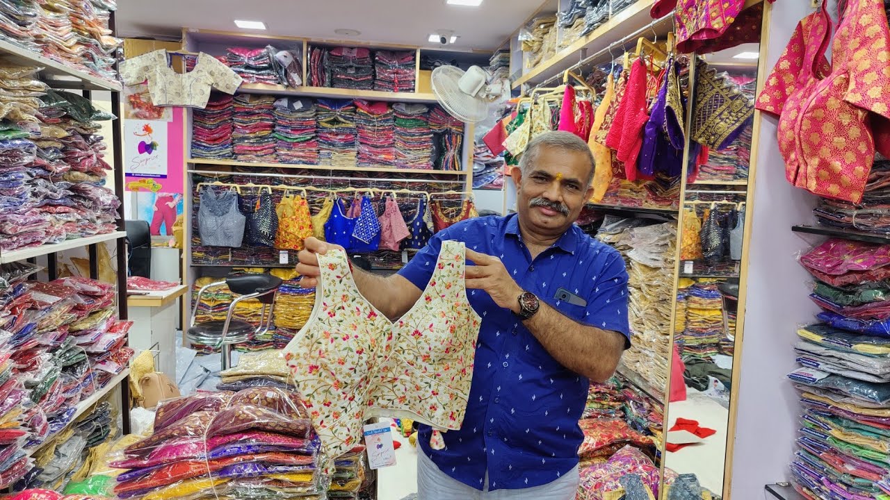 Chickpet Bangalore Wholesale Readymade Blouses | Aari Work Blouse ...