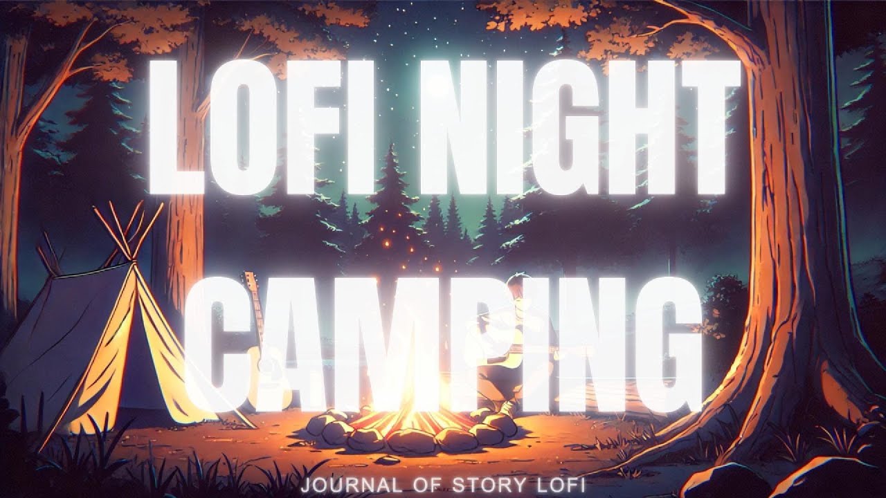 Lofi Starry Night Camping 🔥|🔥 Music Under the Stars 🎶 - YouTube