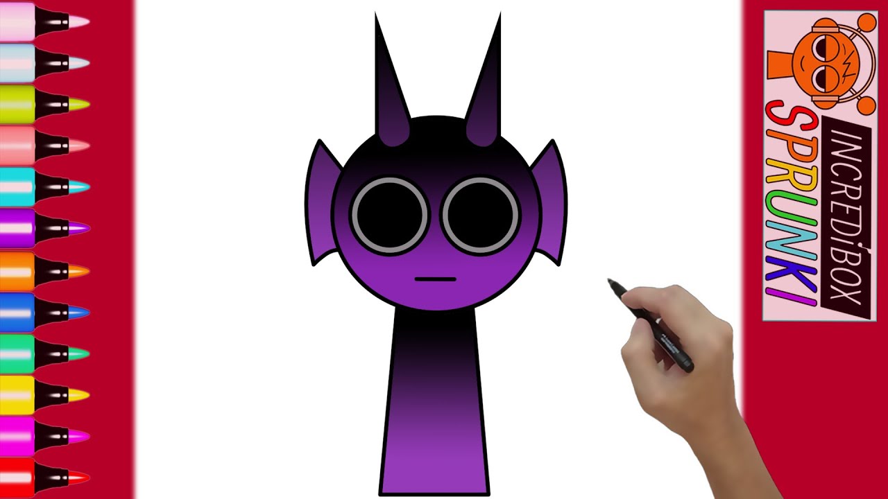 Durple Purple Horror Incredibox Sprunki Phase3 | Drawing and Coloring ...