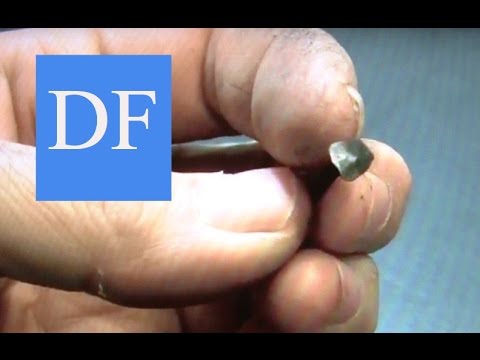 Blacksmithing project - Forging Rosehead Nails - YouTube