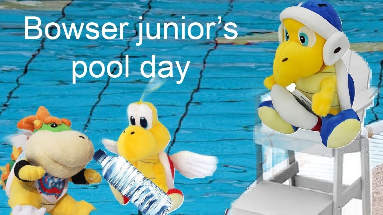 Bowser junior’s pool day - YouTube