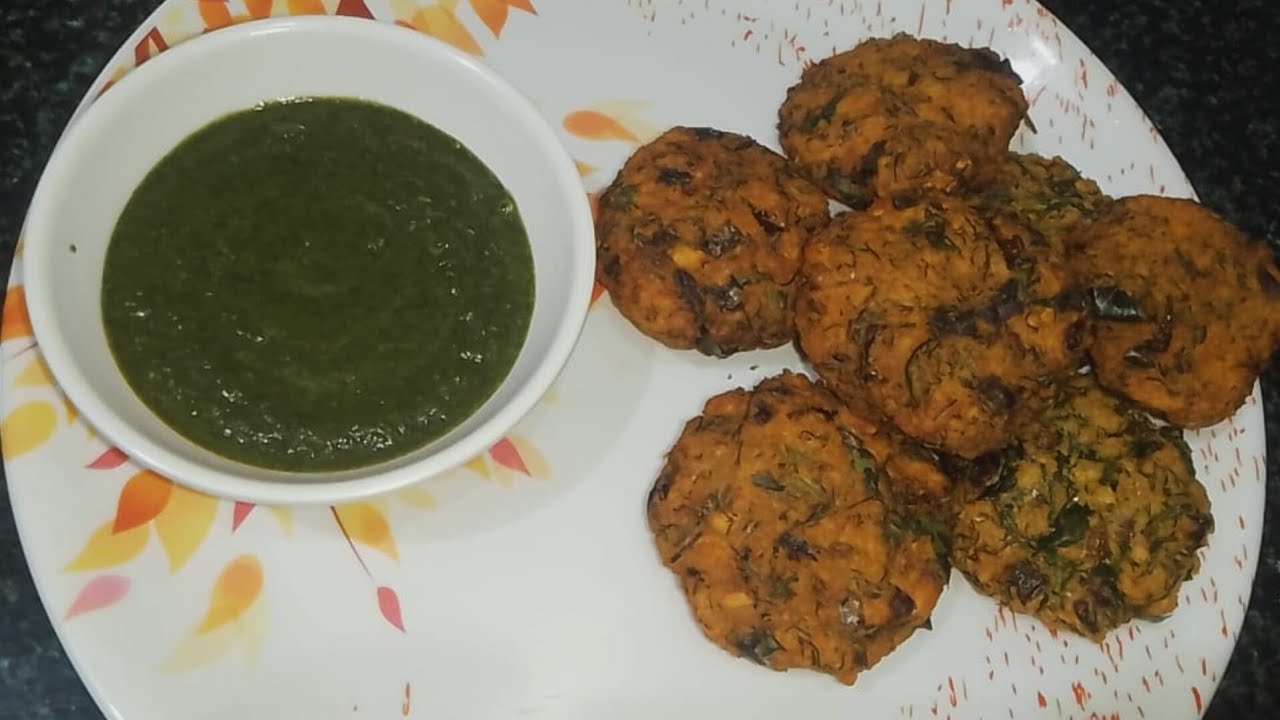 ಸಬ್ಬಸಿಗೆ ಸೊಪ್ಪಿನ ವಡೆ ಇದು tea ಜೊತೆ ಸಖತ್ ರುಚಿಯಾಗಿರುತ್ತೆ|dill leaves vade ...