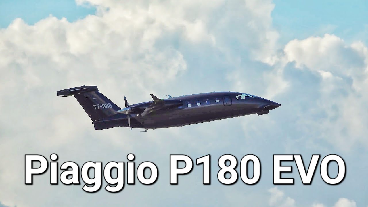 Piaggio P180 Avanti EVO Takeoff (World’s Fastest Turboprop) - YouTube