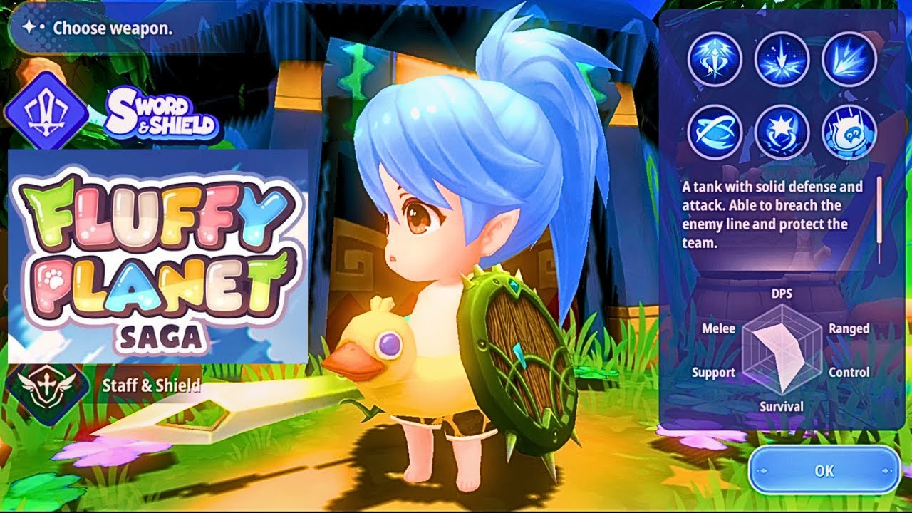 Early Access Now! Fluffy Planet Saga - Gameplay, All Class/Job Skill ...