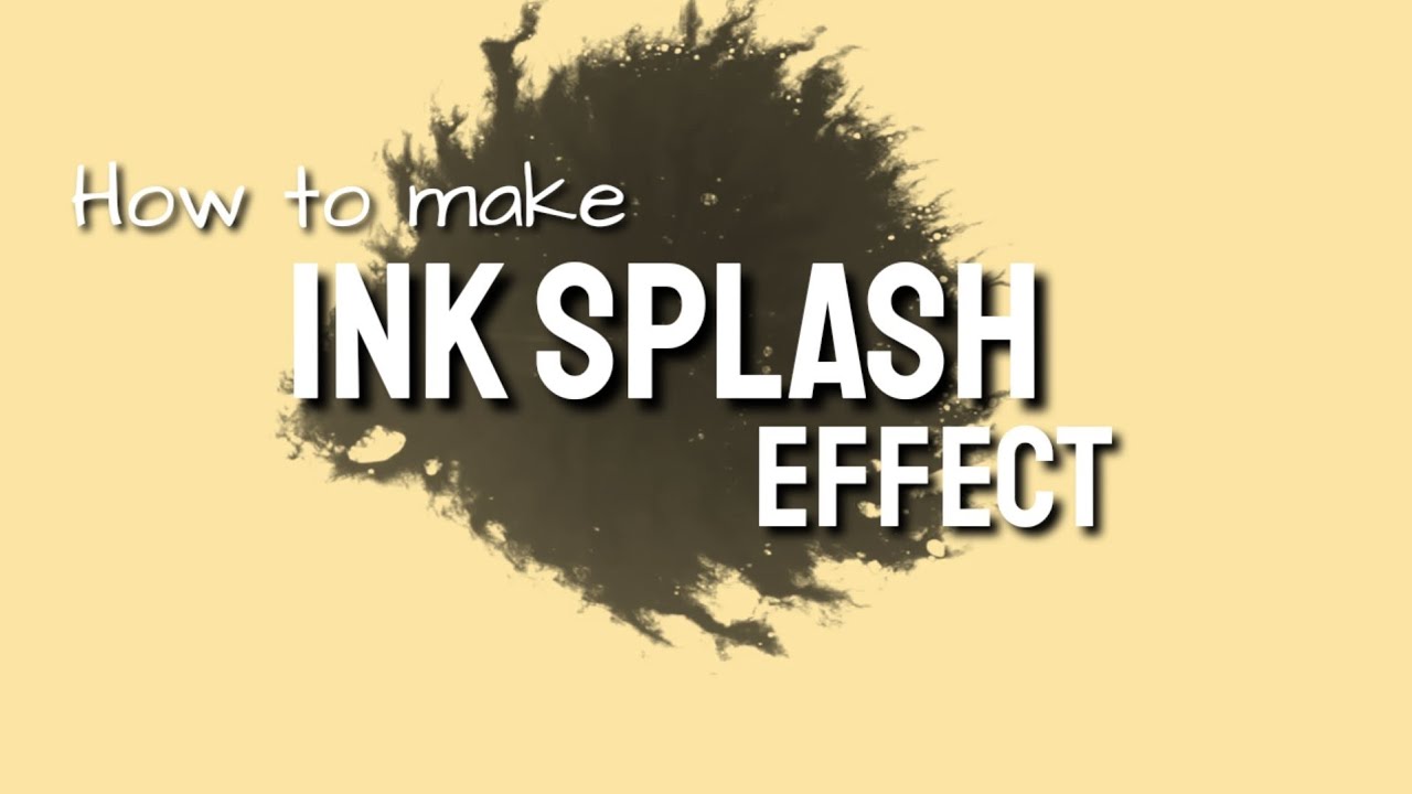Ink Splash Effect #Kinemaster || Popoy Vlogs - YouTube