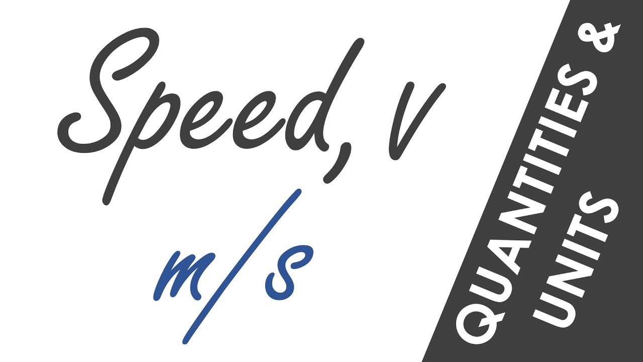 Quantities, Symbols and Units - GCSE Physics - YouTube