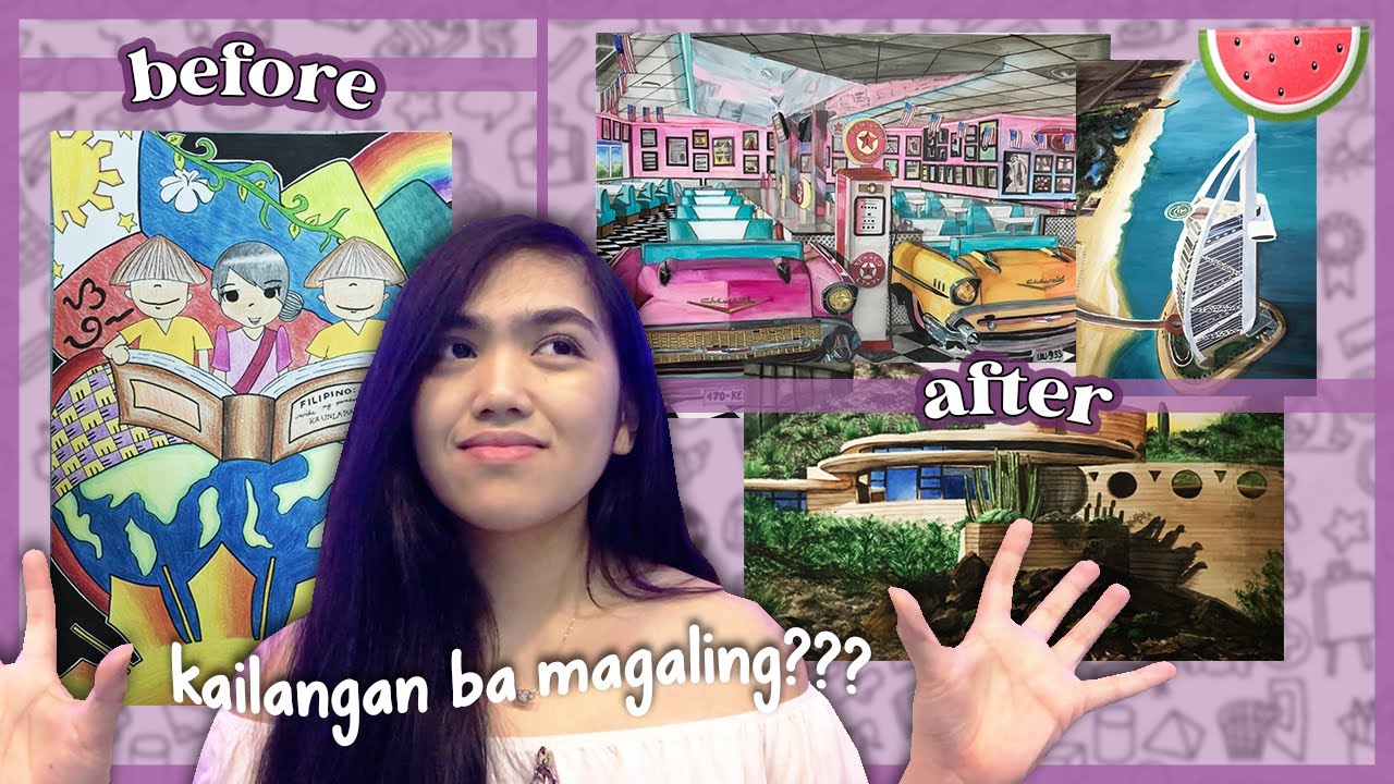 MY DRAWING JOURNEY AS AN ARCHITECTURE STUDENT 🎨 | Kailangan Ba Magaling ...