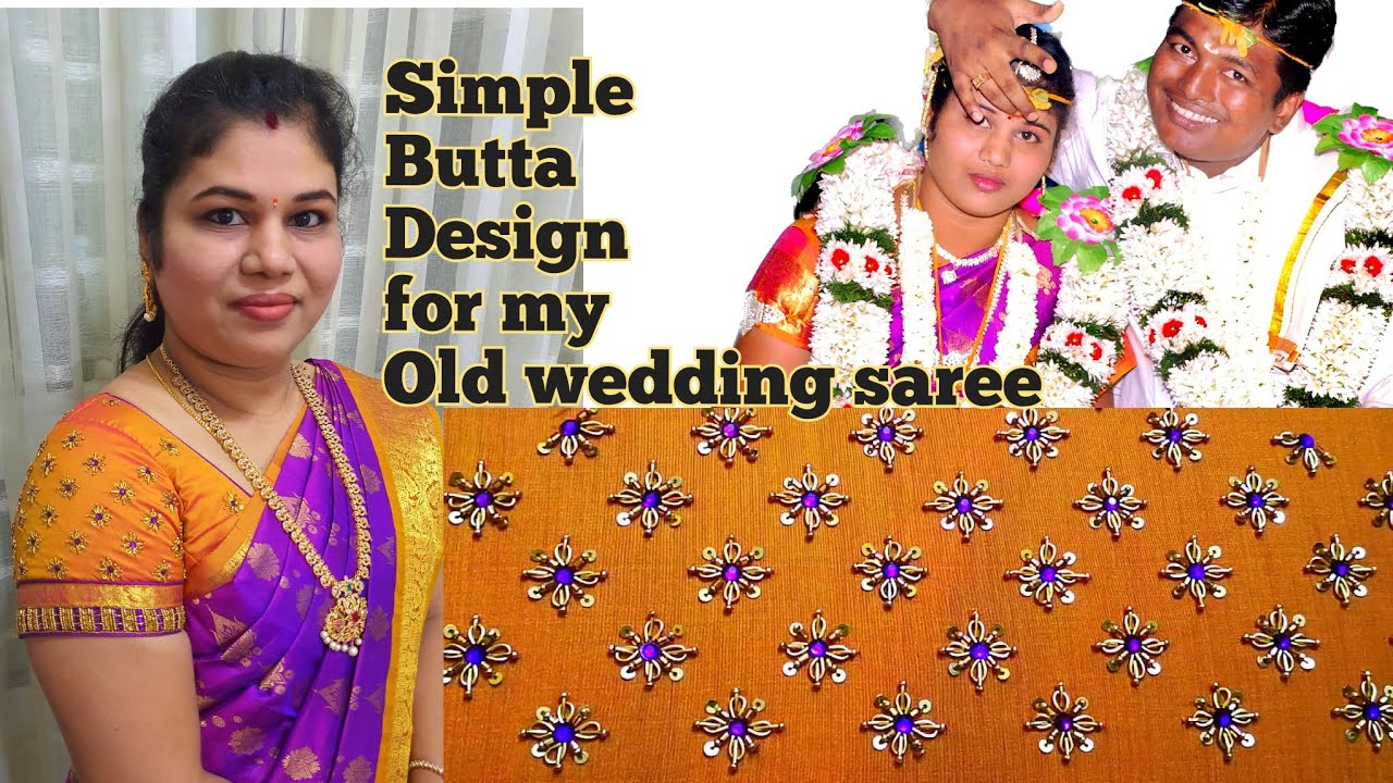 simple butta work with normal needle stitching tutorials@vaanavilworld ...