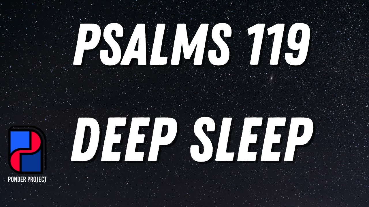 Psalm 119 | Sleep Scripture Meditation | Dark Screen - YouTube