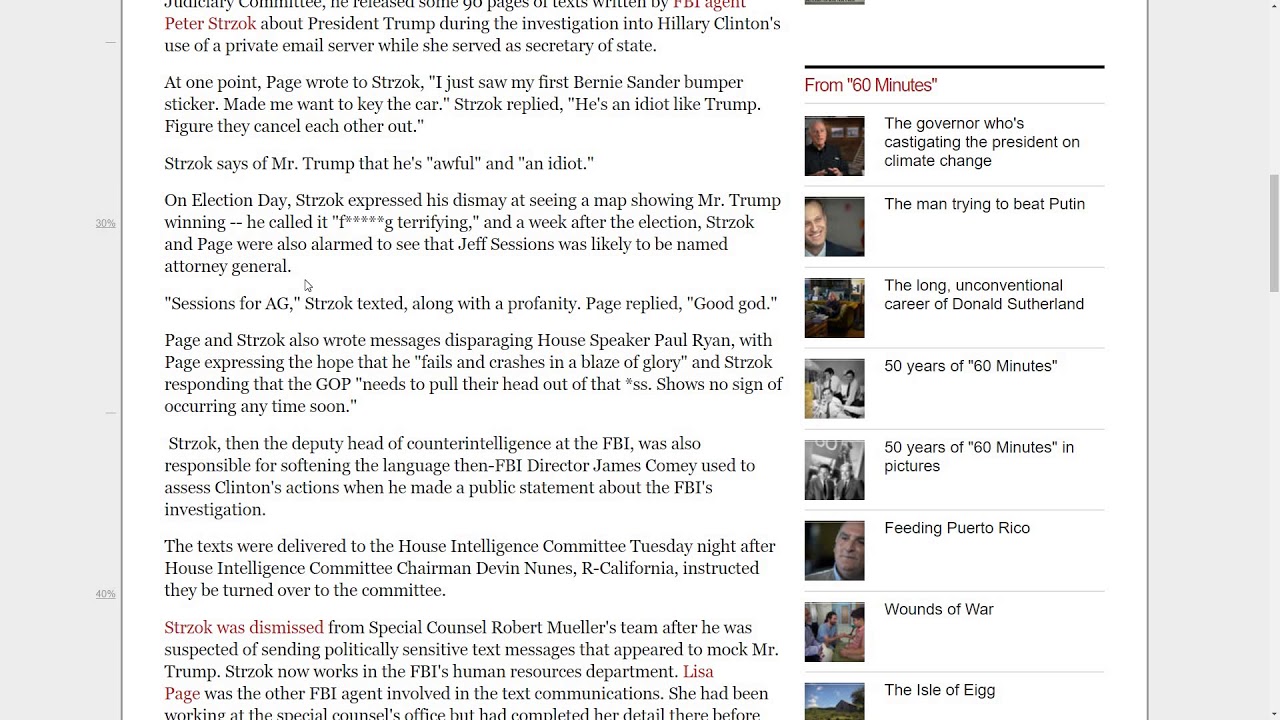 FBI Agent's Anti-Trump Text Messages Revealed - YouTube