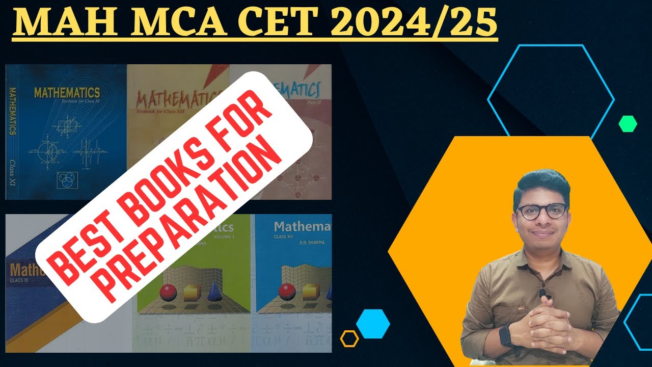 MAH-MCA CET 2024/25 II Best Books for Preparation - YouTube