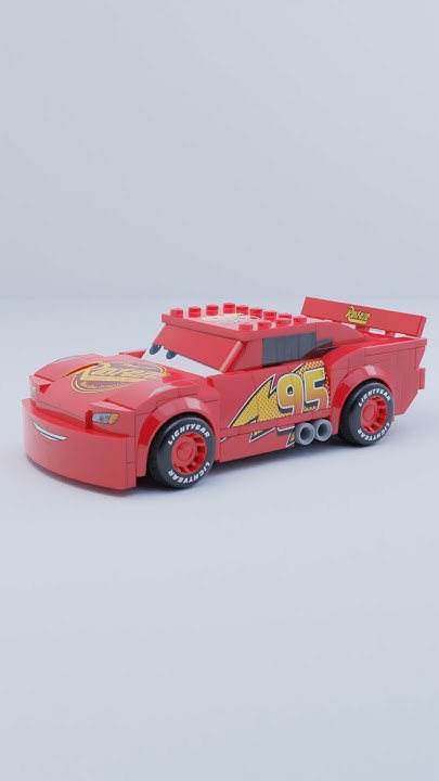 Сборка Лего молния Маквин. Lego Lightning McQueen. Blender 3D. #lego # ...