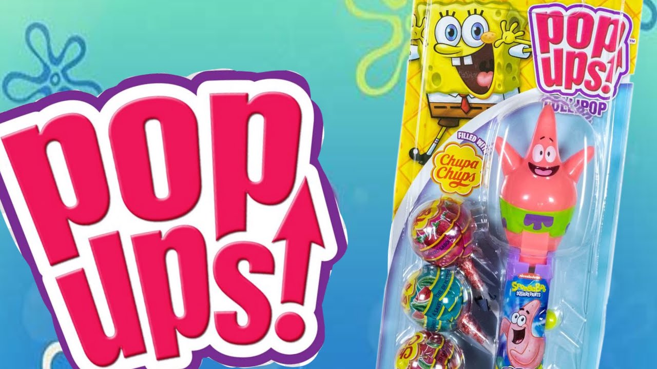 SpongeBob SquarePants Patrick Pop Up Lollipop Dispenser - YouTube