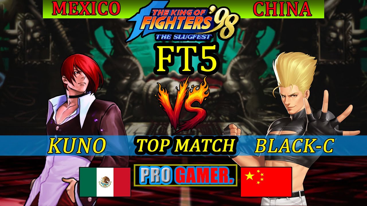 King Of Fighters 98 Kuno vs Black-C FT5 - YouTube