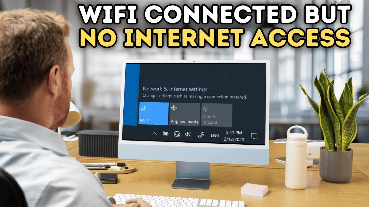 How To Fix WiFi Connected But No Internet Access On Windows 10/11 - YouTube