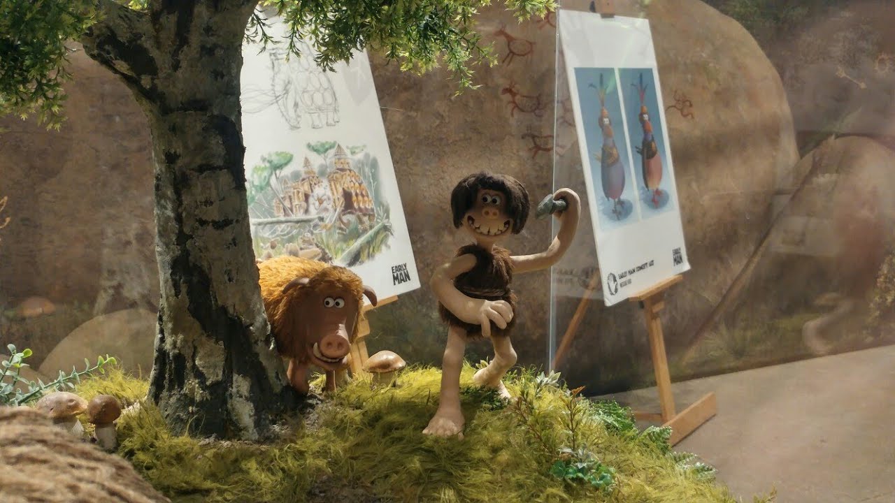 Early Man Aardman Animations Characters, Sets, & Concept art Exhibition ...