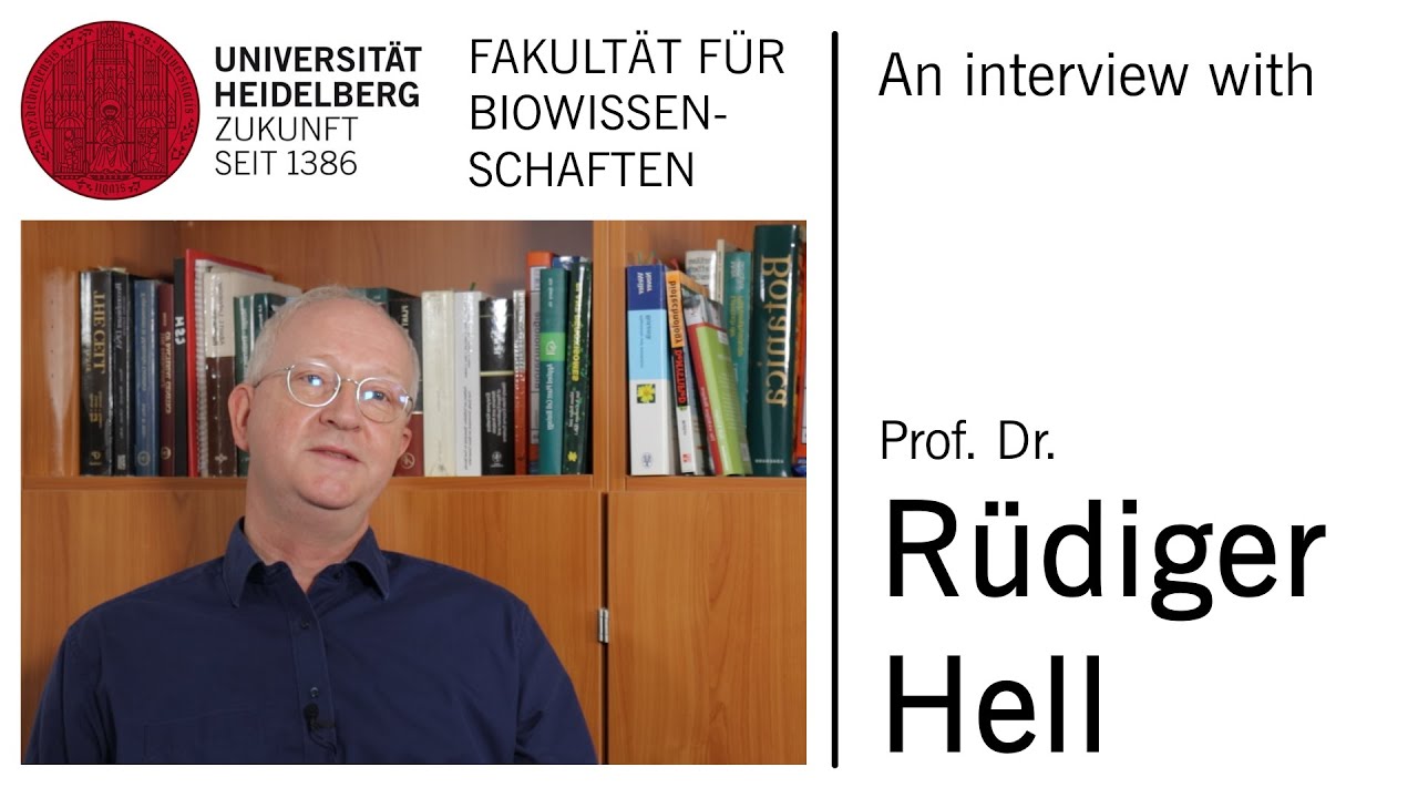 An interview with Prof. Dr. Rüdiger Hell | Faculty of Bioscience ...