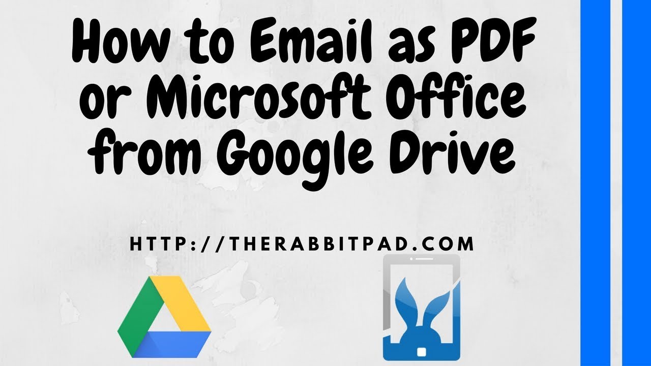 How to Email Google Docs as Microsoft Word or PDF - YouTube