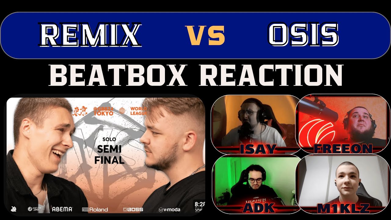 REACTION: REMIX 🇿🇦 vs OSIS 🇮🇪 | GRAND BEATBOX BATTLE 2024: WORLD LEAGUE ...