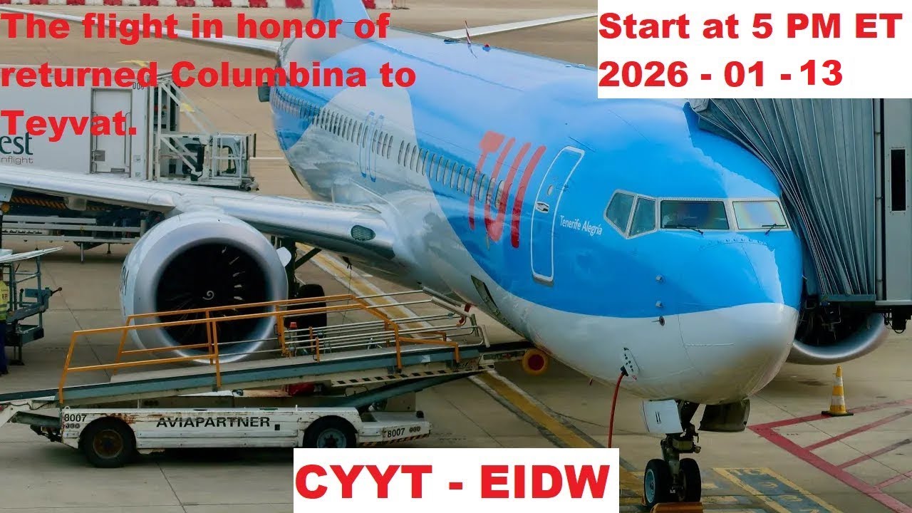 GeoFS | EIDW - CYYT | The flight in honor of returned Columbina to ...