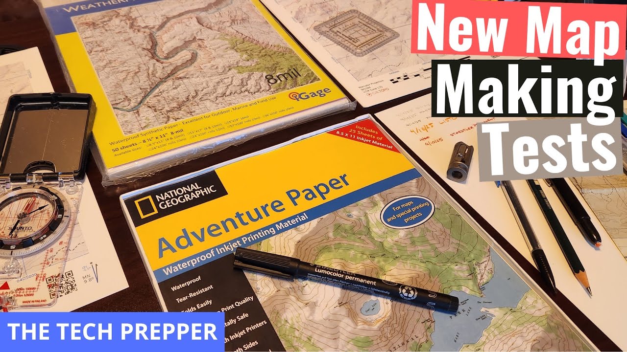 My new map making experiments for land navigation - YouTube