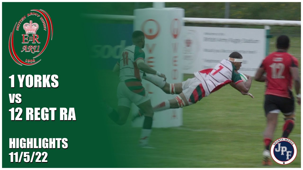 1 Yorks vs 12 Regt RA Premiership Cup HIGHLIGHTS 11-5-22 - YouTube