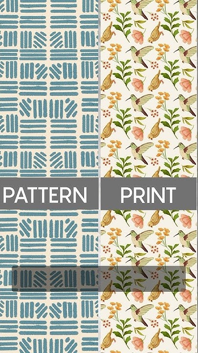 PRINT Vs. PATTERN: Know the difference 👆 #Shorts #FashionDesign # ...