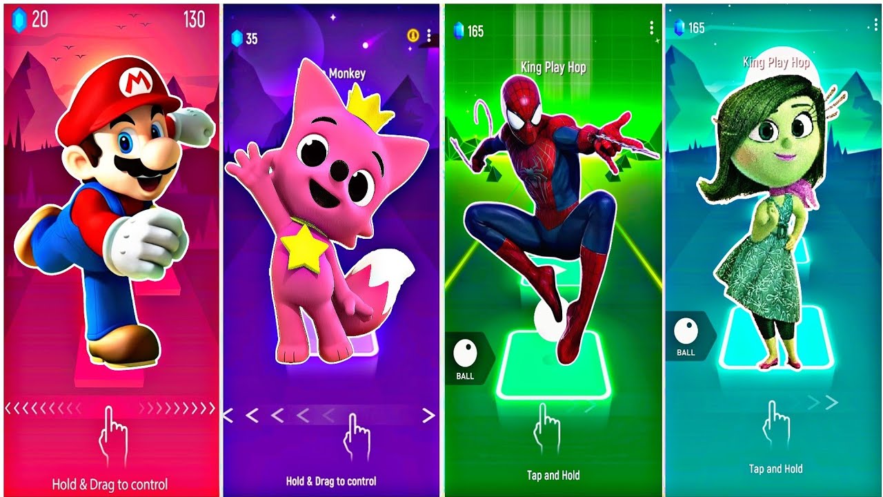 Super Mario 🆚 Pinkfong 🆚 Spider Man 🆚 Inside Out 2 🆚 Who Will Win ...