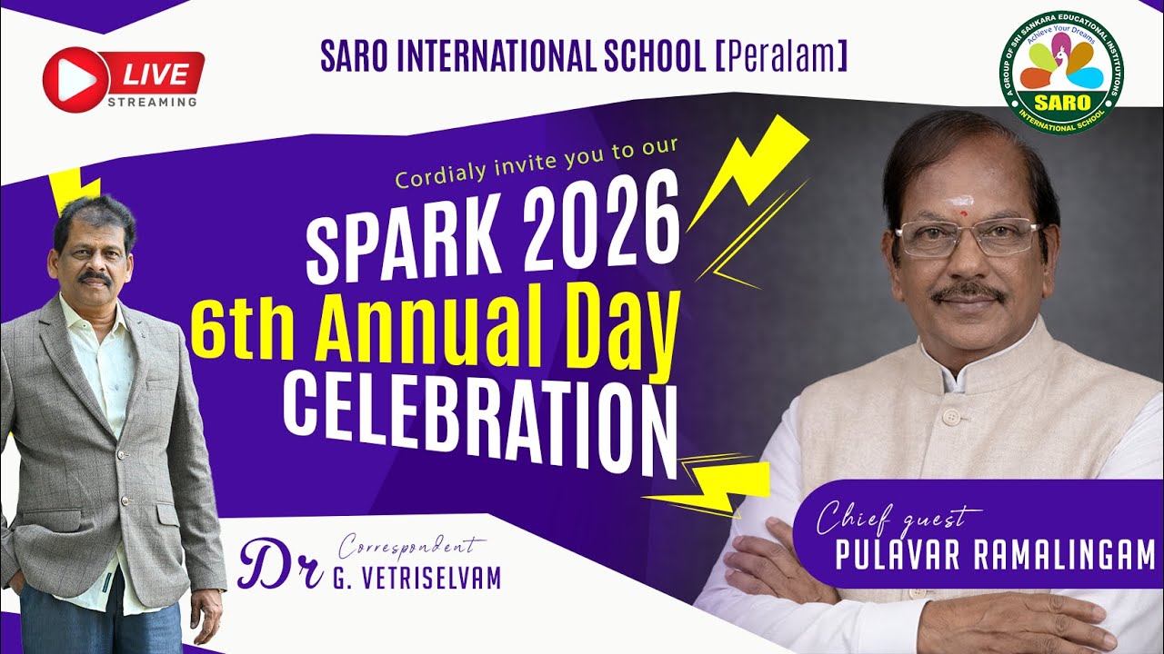 Welcome to the 6th Annual Day Celebration of Saro International CBSE ...