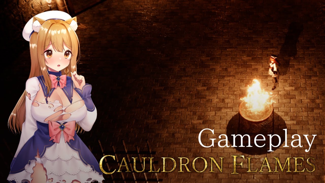 大人向け見下ろし型アクションゲーム『CAULDRON FLAMES』Ver. 0.1.3 Gameplay - YouTube