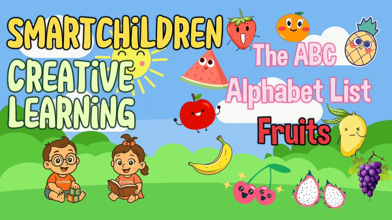 ABC Fruits for Kids | Learn the Alphabet with Fruit Names A to Z - YouTube