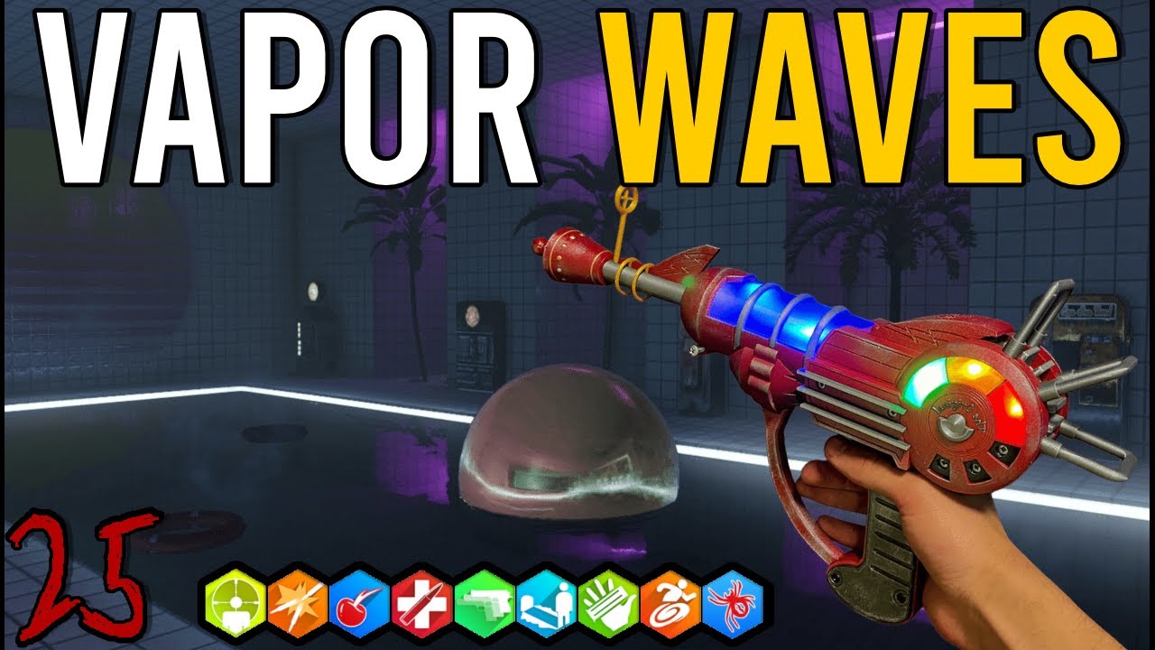 The VAPOR WAVES Custom Zombie Map [BO3 Zombies] - YouTube