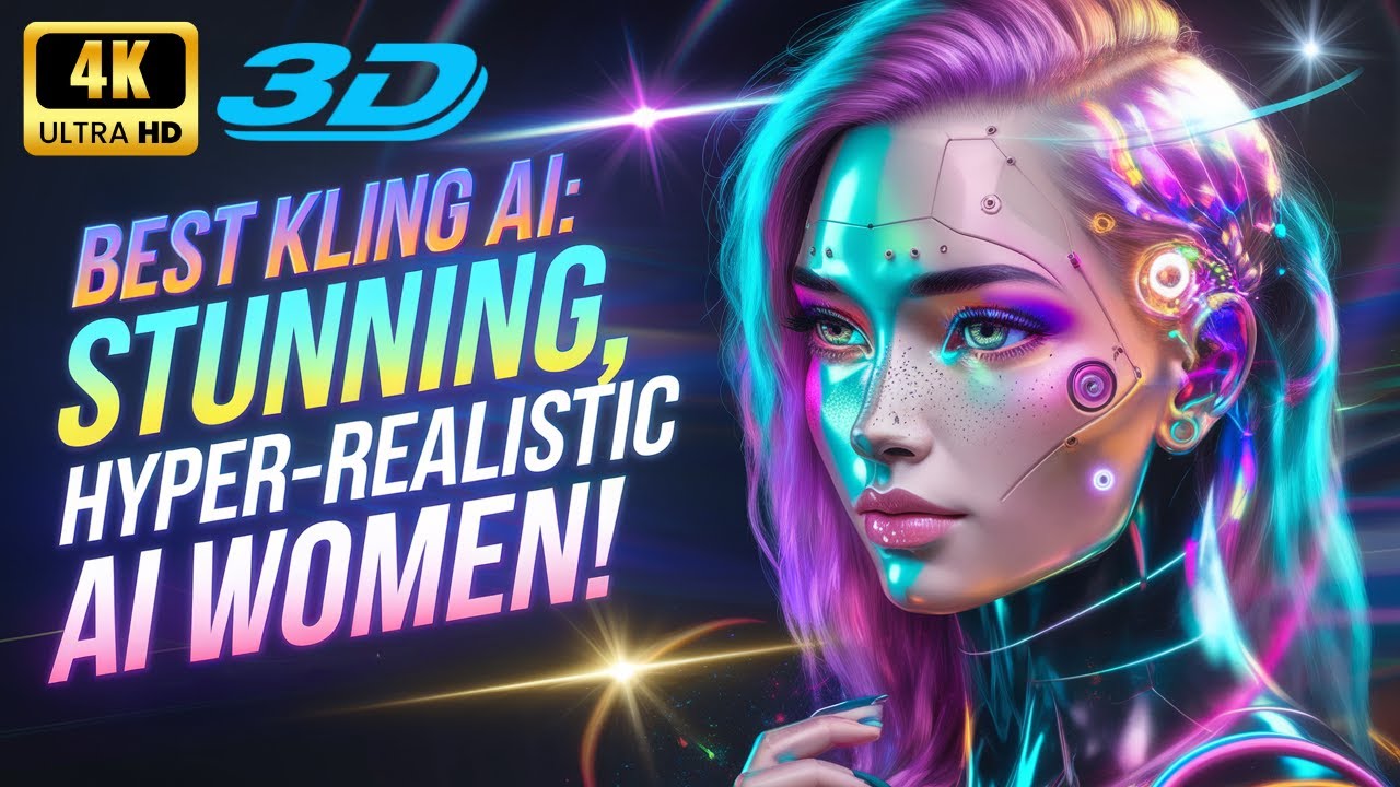 Best Kling AI Women Videos in 3D 4K - YouTube