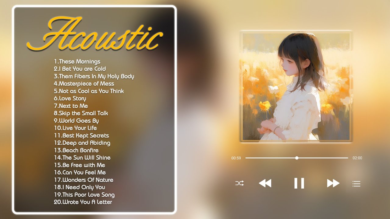 Acoustic Chill Music For Stress Relief | Relaxing Music For Deep Sleep ...