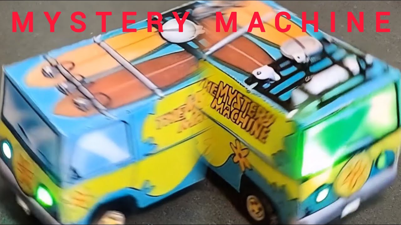 DIY Mystery Machine Craft | AI Animation | Scooby-Doo Van - YouTube