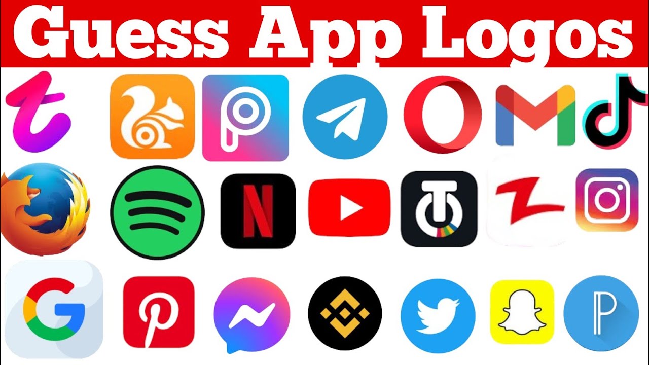 Guess The App Logo In 3 Second | 35 Famous App Logos | Logos Quiz 2025 ...