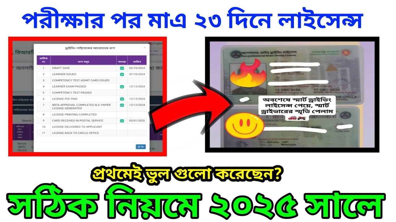 পরীক্ষার দেওয়ার পর ২৩ দিনে স্মার্ট কার্ড হাতে | Smart card in 23 days ...