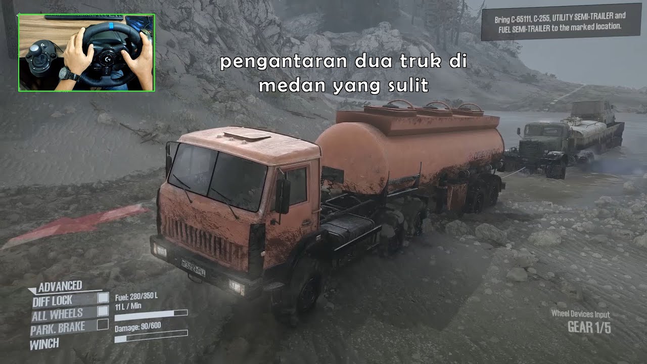 DELIVERY | MUDRUNNER GAMEPLAY | Logitech G923 - YouTube