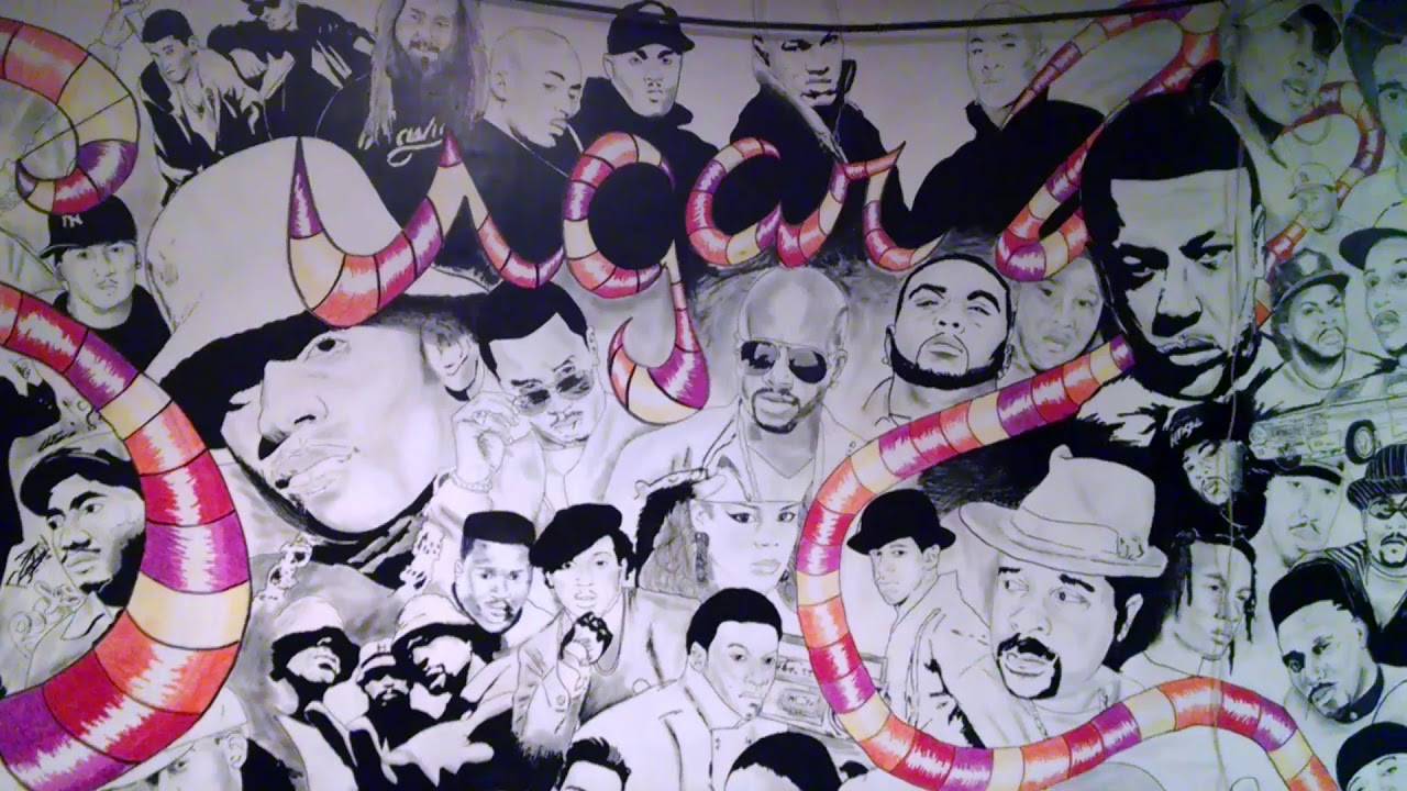 BEST EVER HIP HOP MURAL! - YouTube