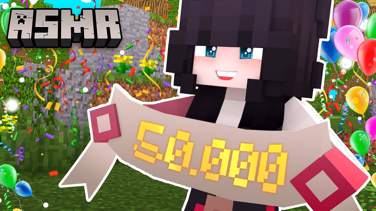ASMR Minecraft | 50 COSAS SOBRE MÍ (ESPECIAL 50K) - YouTube