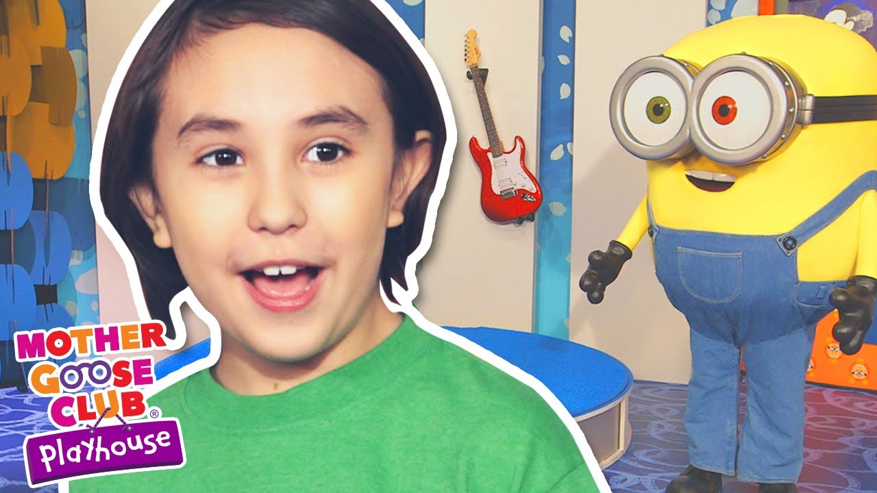 Wheels on the Bus Featuring Minions + More | Mother Goose Club Dress Up ...