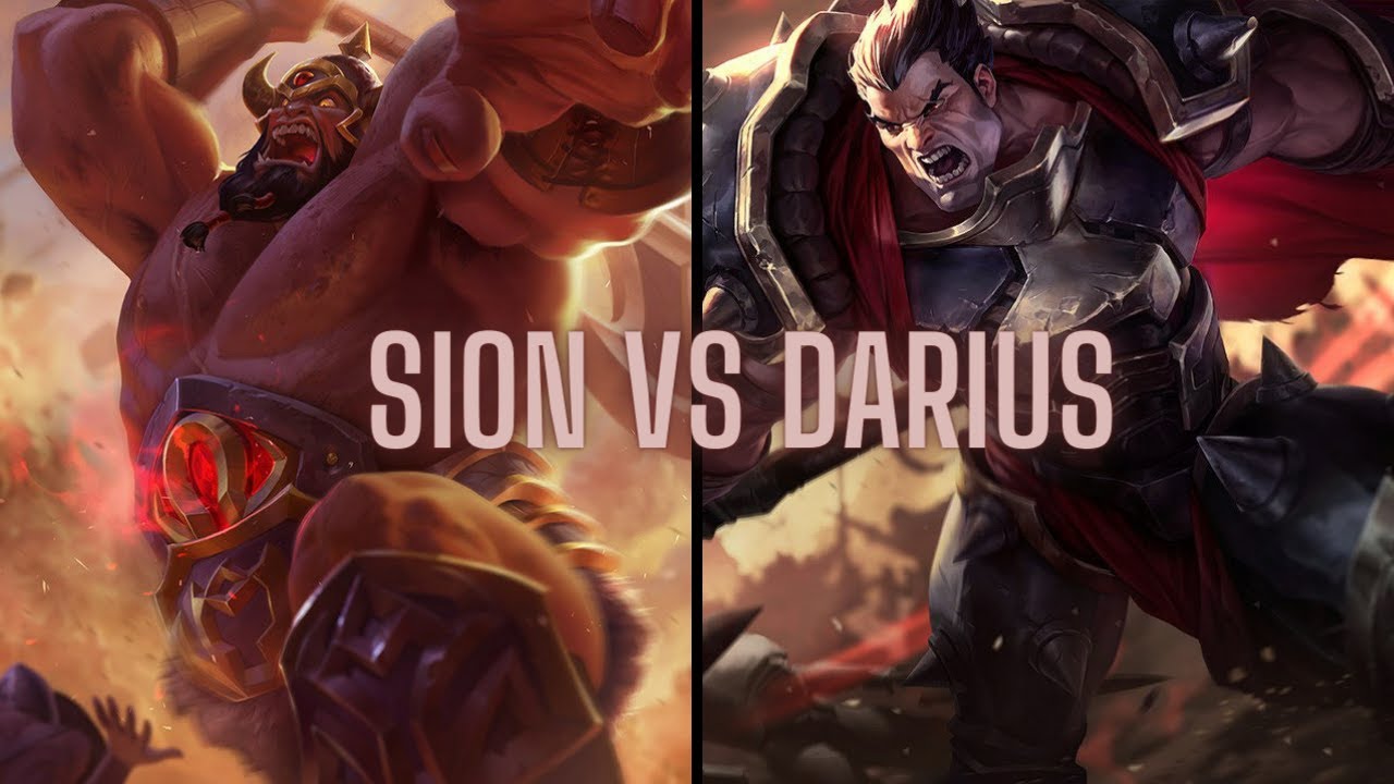 Jogar CONTRA DARIUS é muito RUIM!! SION VS DARIUS - YouTube