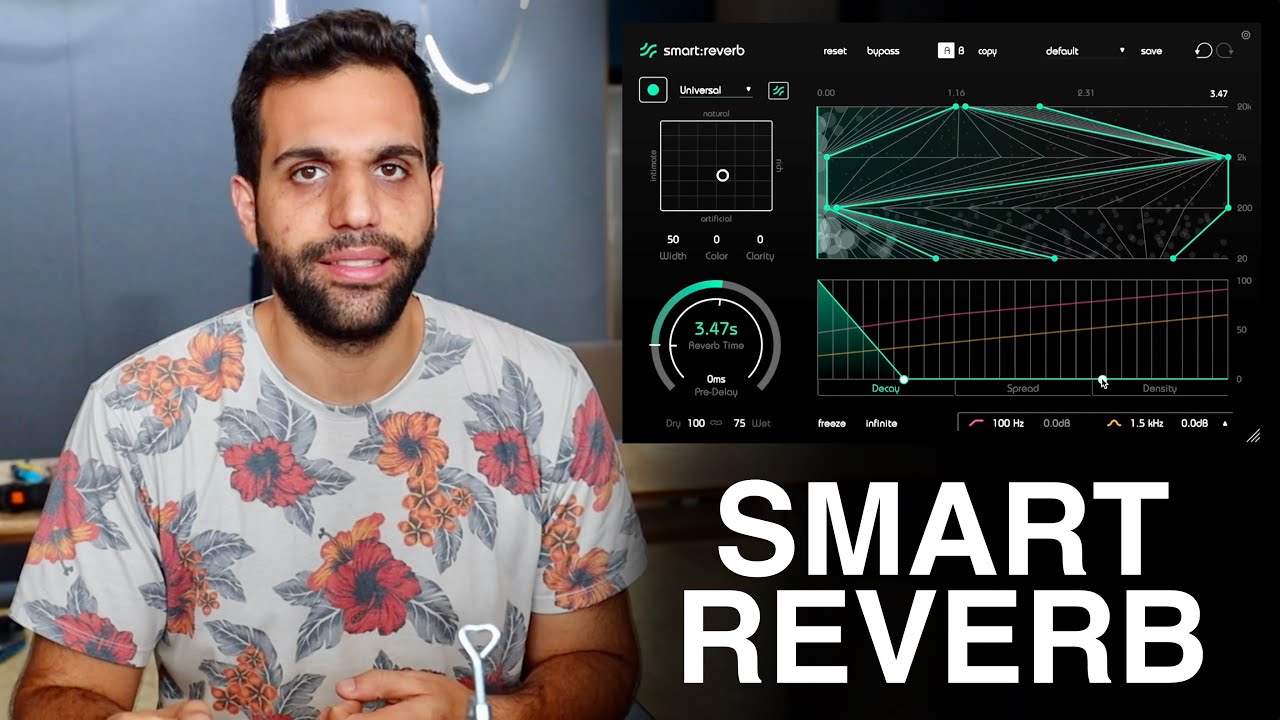 Smart Reverb - AMAZING AI CONTROLLED REVERB PLUGIN - YouTube