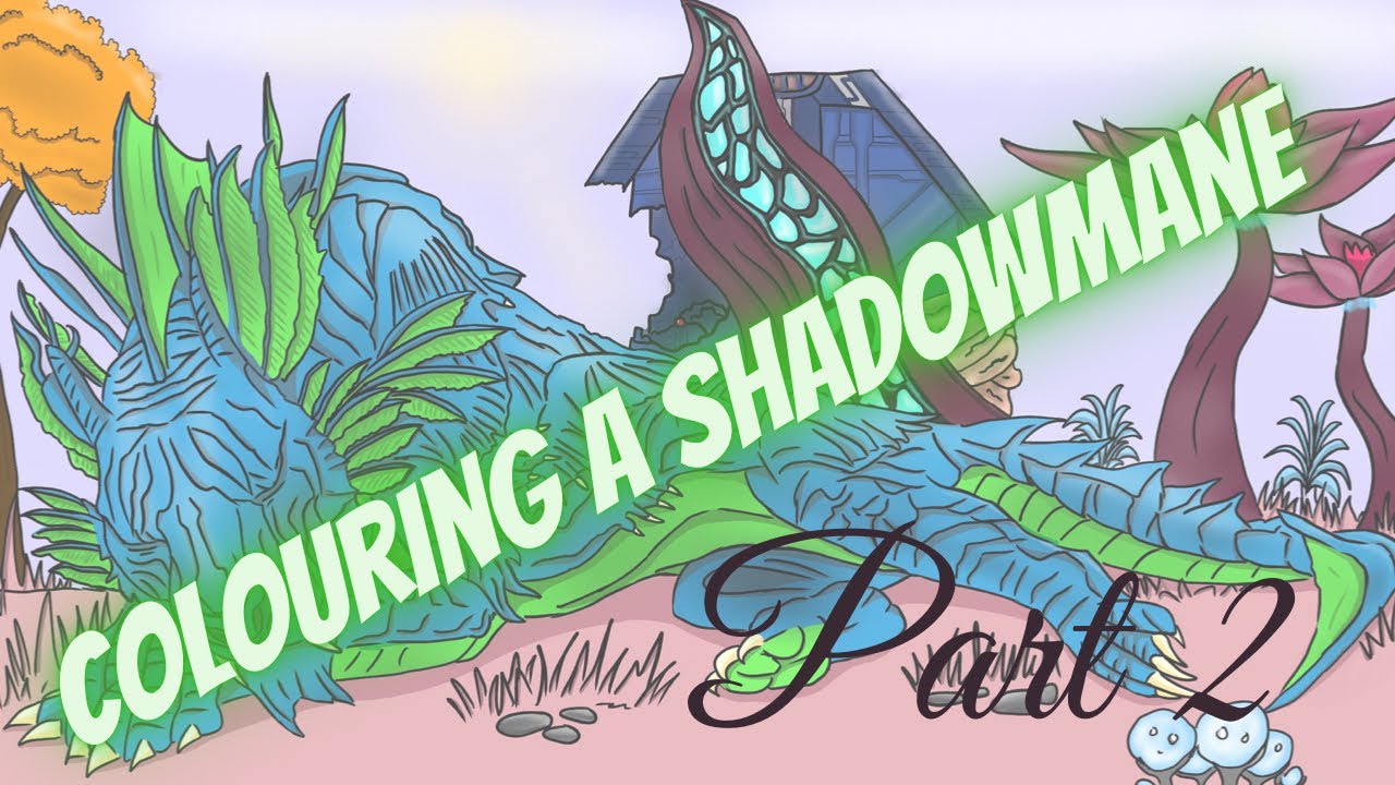 Colouring a Shadowmane (Part II) - YouTube