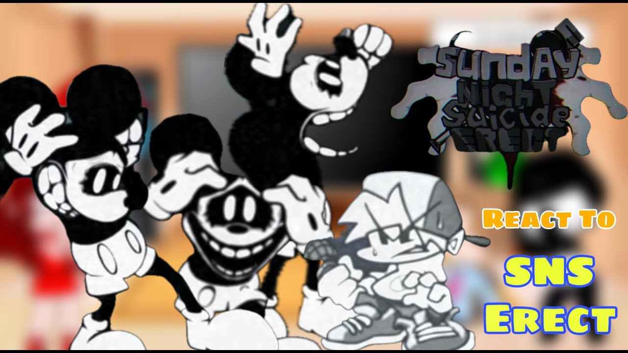 Mickey Mouse || Fnf React To SNS Erect 1.2 Update (Crowning Calamity ...