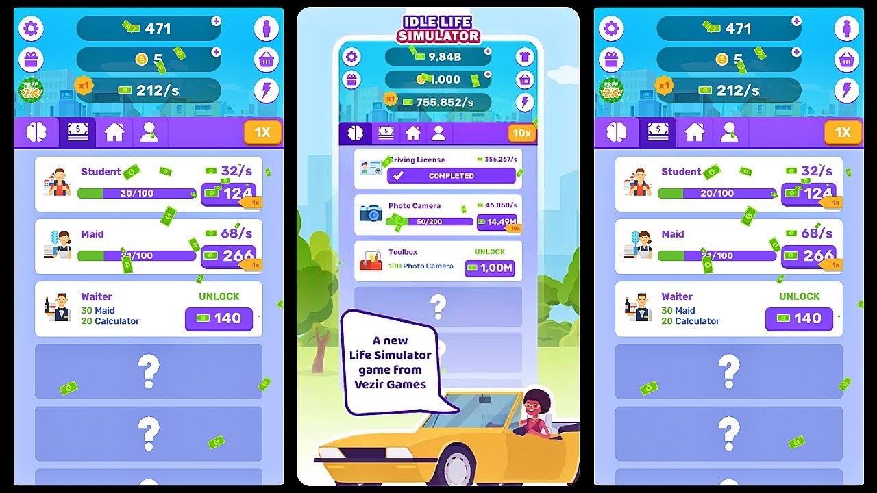 Idle Life Simulator (Gameplay Android) - YouTube