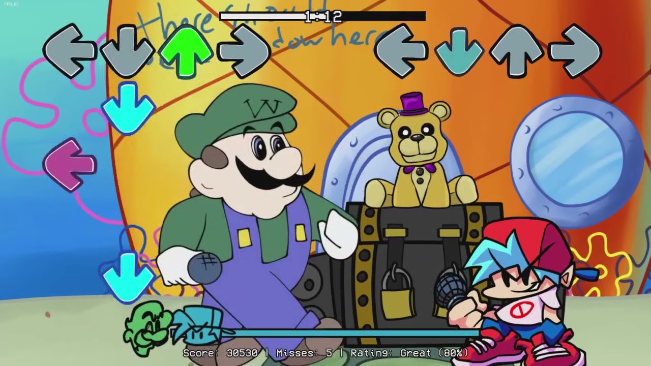 FNF vs LUIGI WEEK 1 FAST MOD on FNF - YouTube